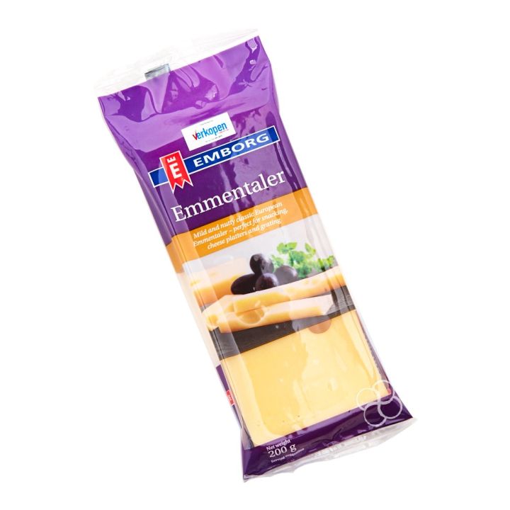 Emborg Emmental Block Cheese 200 g | Lazada PH