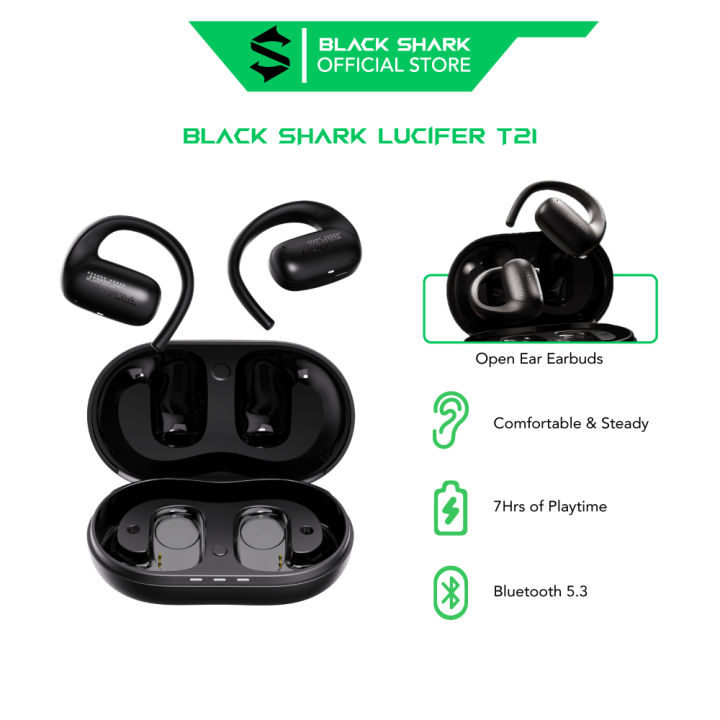Black Shark Lucifer T21 Noise Cancelling Mic Open Earphone Sport Low Latency Android