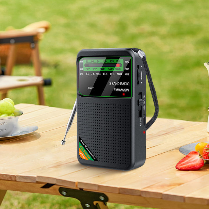 Không dây di động đài phát thanh với FM AM SW tuner và giắc cắm tai ...