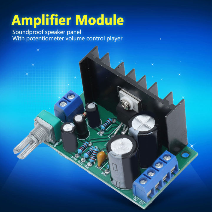 1 Channel Amplification Module TDA2050 DC12-24V Compact Size Power ...