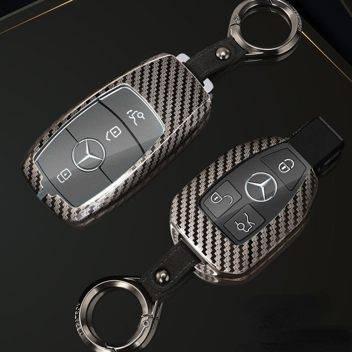 Engine Concept Carbon Fiber Style Zinc Alloy Car Key Fob Case Cover ...