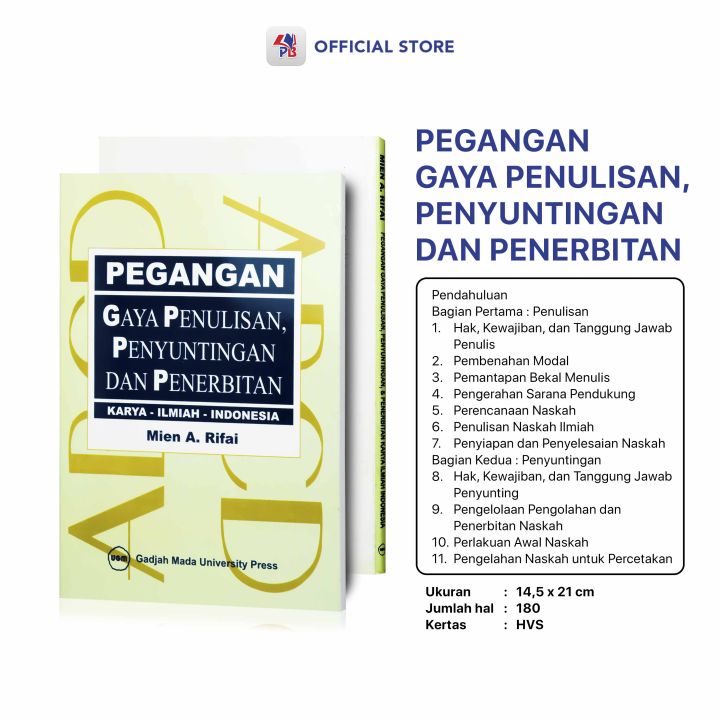 Buku Pegangan Gaya Penulisan Penyuntingan Dan Penerbitan Karya Ilmiah ...
