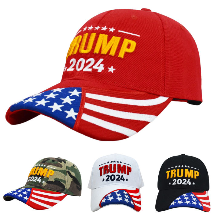 Trump 2024 Campaign Hat Acrylic Embroidered Cap Trump 2024 President ...