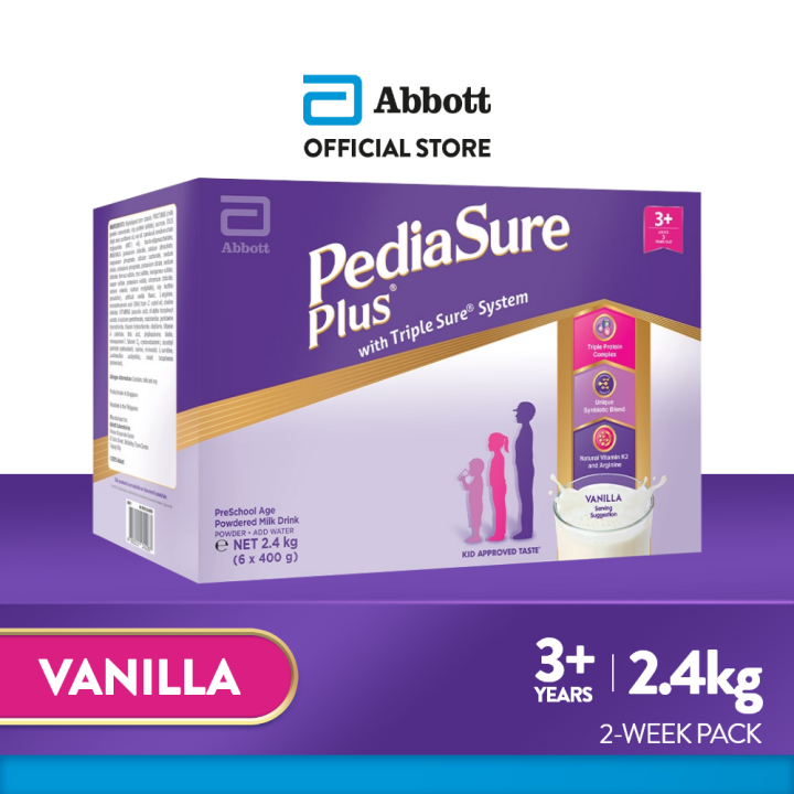 Pediasure Plus Vanilla 2400G For Kids Above 3 Years Old | Lazada PH