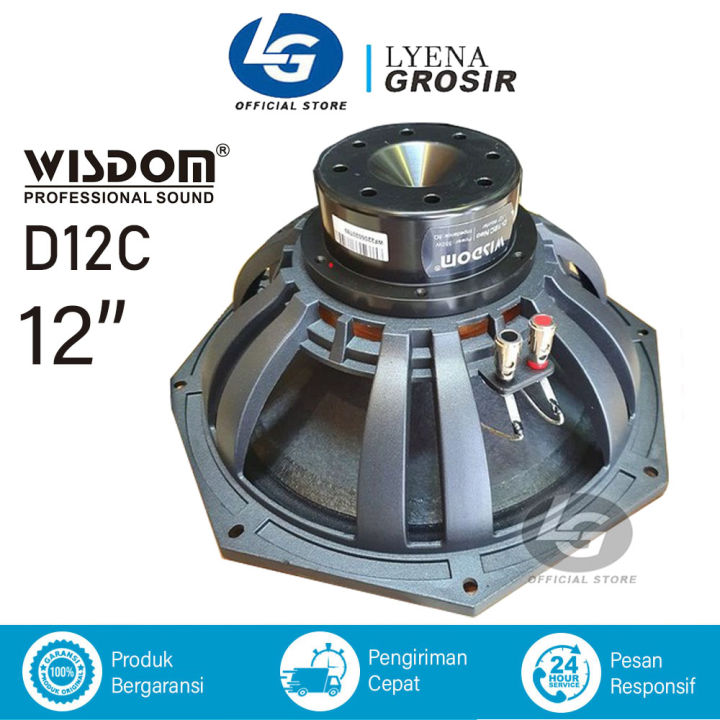 Speaker Wisdom D12C NEO Komponen Spiker 12 Inch Original | Lazada Indonesia