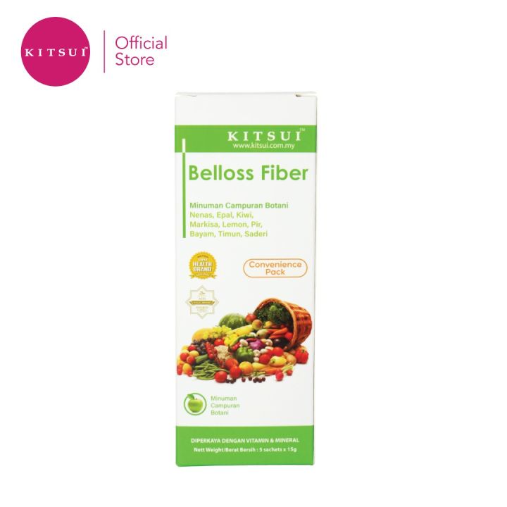 Kitsui Bellos Fiber 5 Sachet x 15g - Convenience Pack | Lazada