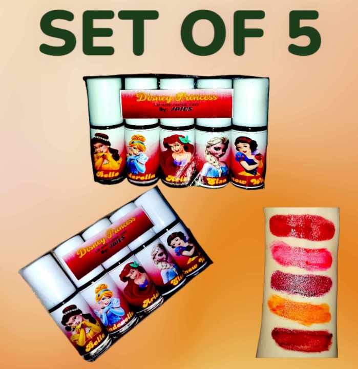 Disney Princess Lip Tint Set of 5 | Lazada