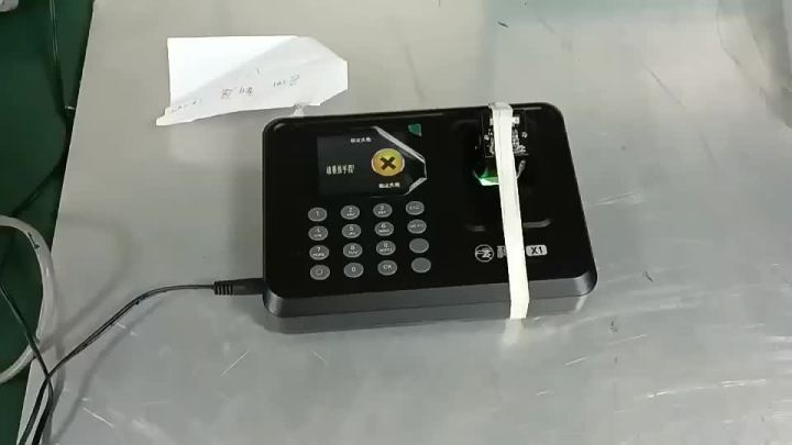 2.4-inch color screen digital Biometric Time Recording machine pas ...