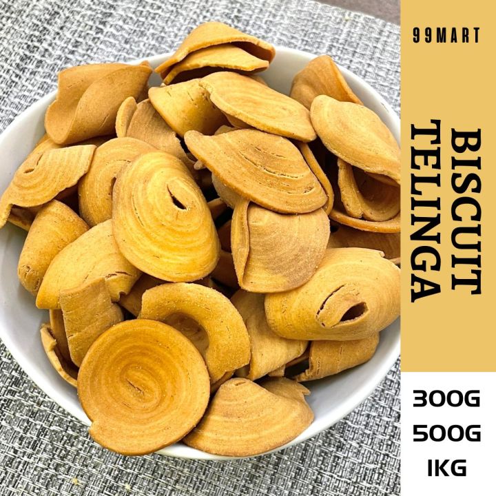 [ Biskut Timbang ] - Biskut Telinga - 300g / 500g / 1kg - Biscuit ...