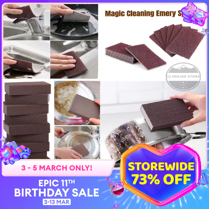 READY STOCK Nano Sponge emery magic eraser sponge Household Cleaning ...