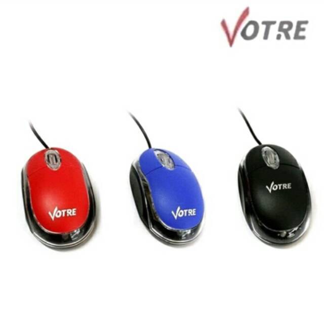 Mouse USB Komputer Laptop Kasir Indomaret Hitam LED Votre PC | Lazada ...