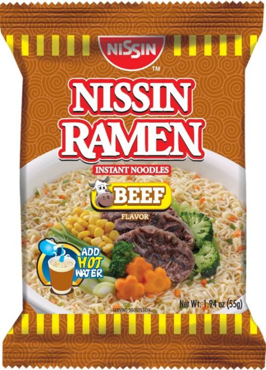Nissin Ramen Instant Noodles Beef Flavor 55g | Lazada PH