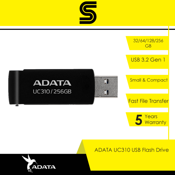 ADATA UC310 USB Flash Drive - 32GB/64GB/128GB/256GB | Lazada