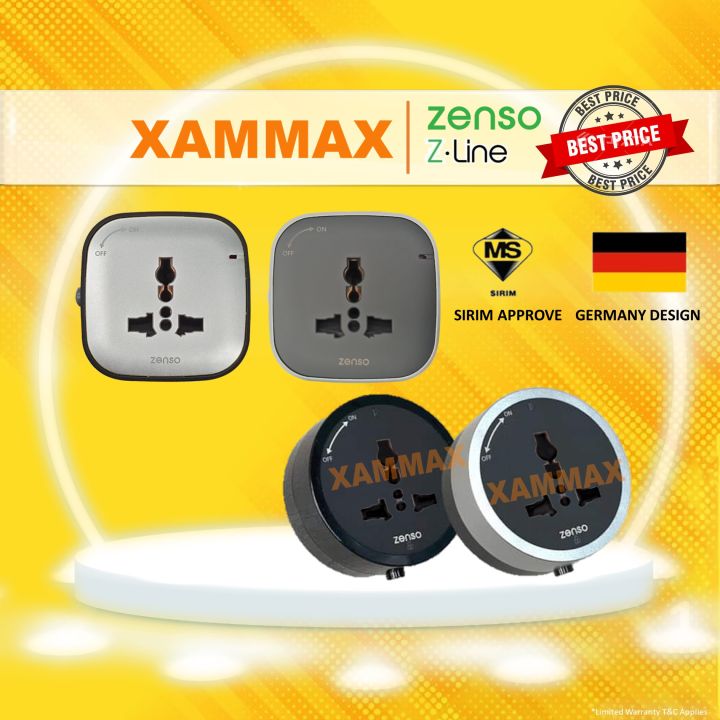 Zenso Z-Line International Adapters Power Track Socket / 1 Year ...