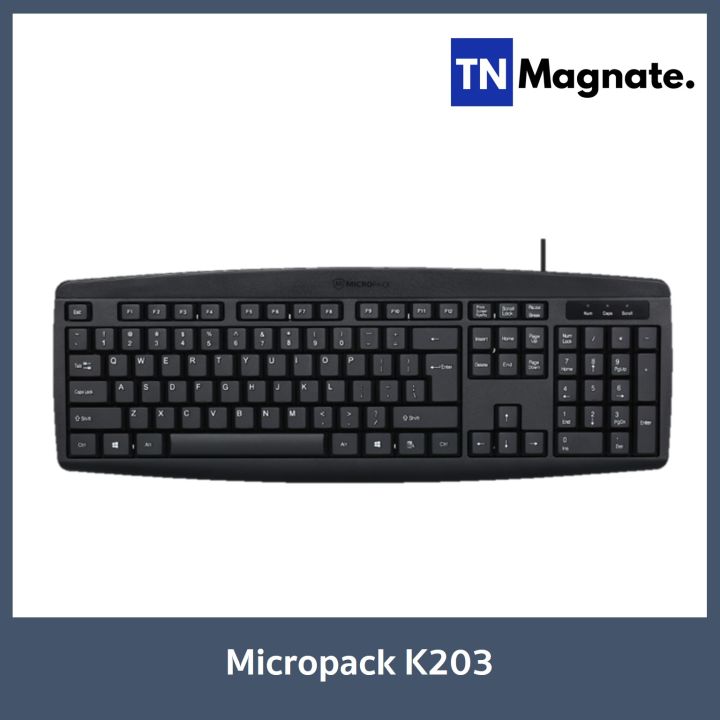 [คีย์บอร์ด] Micropack K203 Black | Lazada.co.th