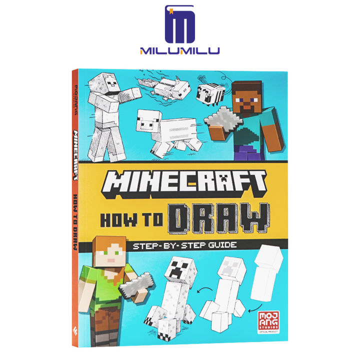 Minecraft How to Draw Paperback by Mojang AB Original English books ...