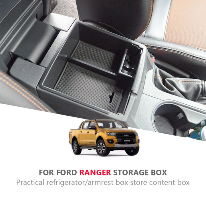 Car Armrest Storage Box Holder for Ford Ranger T6 Raptor T7 PX Wildtrak ...