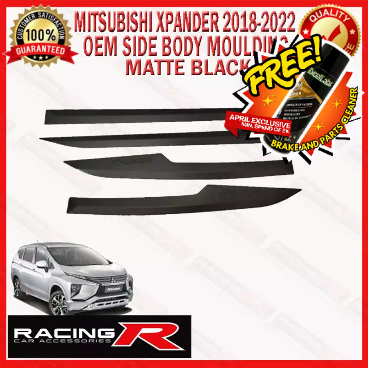 Mitsubishi Xpander 2018 to 2025 OEM Side Body Moulding Matte Black ...