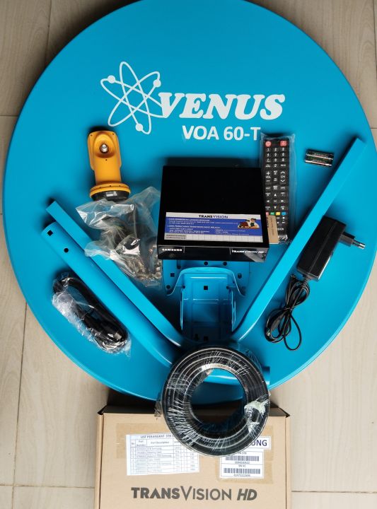 SAMSUNG Transvision Nusantara Satellite Decoder HD lengkap Dish ...