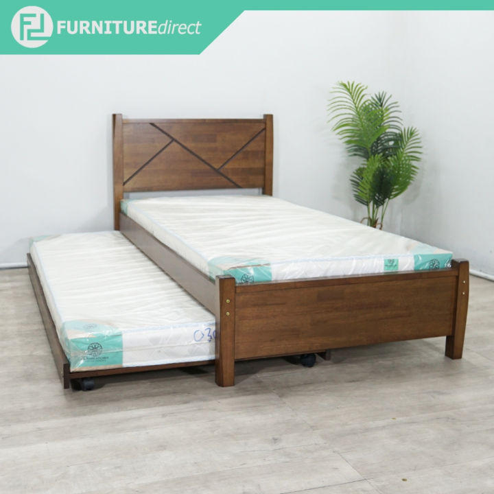 Furniture Direct ALEXANDER Solid Wood Single Size Pull Out Bed Frame ...