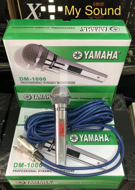 COD Yamaha DM-1000/DM-8000 dynamic microphone ORIGINAL (silver)/ Tested ...