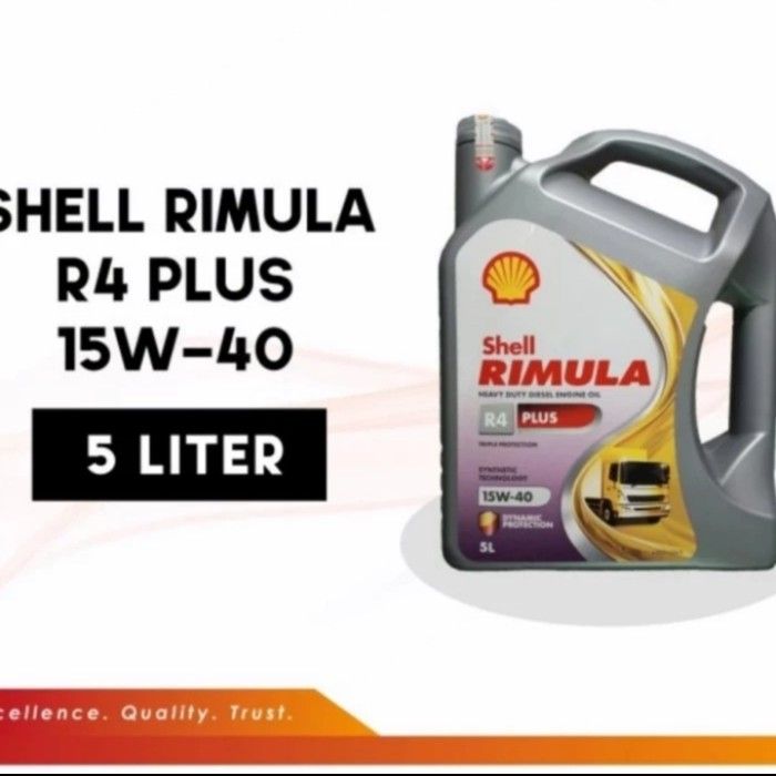 Oli Shell Rimula R4 Plus 15W-40 Kemasan 5Liter | Lazada Indonesia