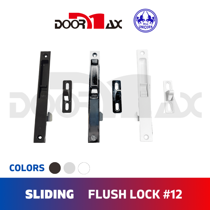 DOORMAX BLUE UNICORN Flush Lock #12 (Brown/Chrome/White) | Lazada PH
