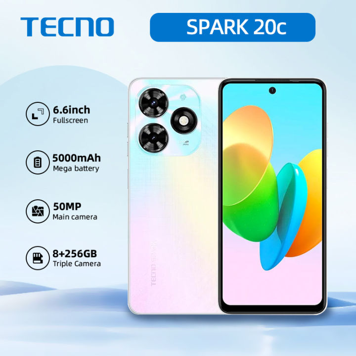 TECNO SPARK 20c Smartphone (8 + 256GB | MediaTek G99 | 108MP Camera ...