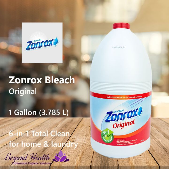 Zonrox Bleach Original 6-in-1 Total Clean 1 Gallon (3.785L) | Lazada PH