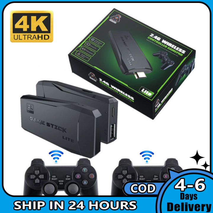 Wireless Retro Game Console 10000+ Classic Game 9 Emulators Console Dual 2.4G Wireless ...