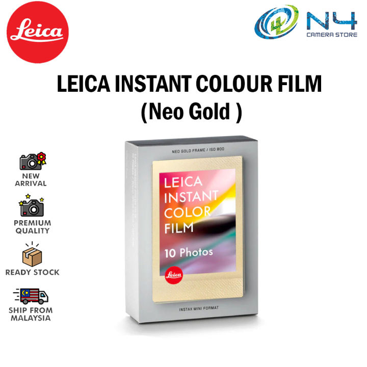 LEICA INSTANT COLOUR FILM PACK USE WITH THE LEICA SOFORT 2 CAMERA (NEO ...