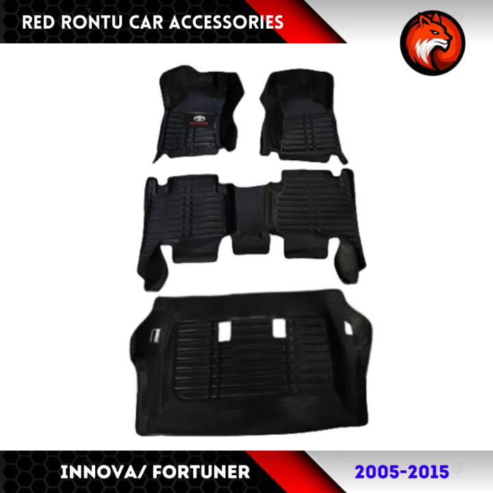 2005-2015 Toyota Innova/ Fortuner Premium Diamond Deep Dish Car Floor ...