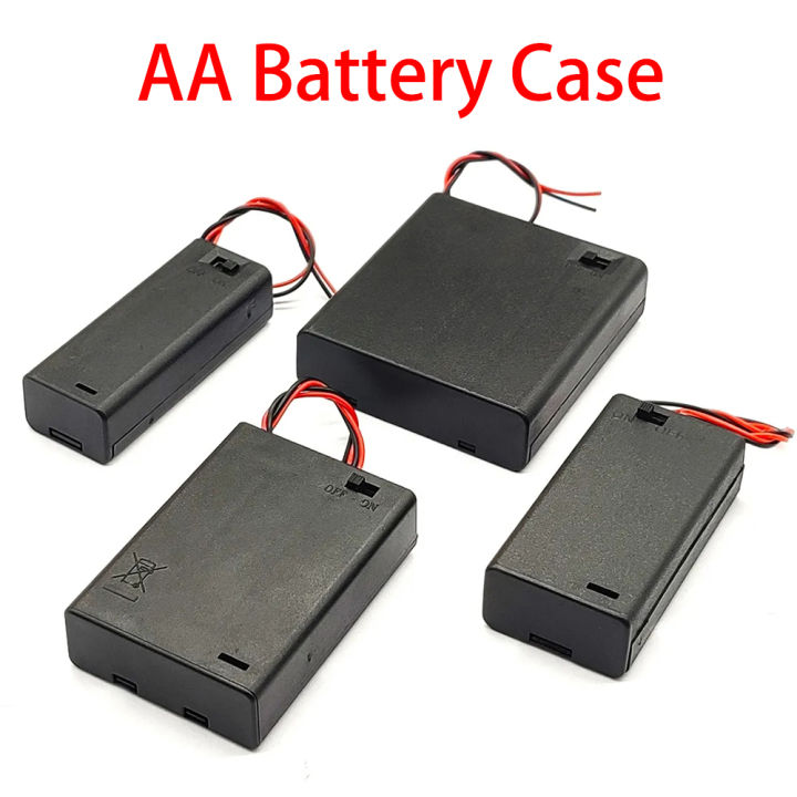 【Ready Stock】1.5V AA battery connector 1/2/3/4 AA battery holder with ...