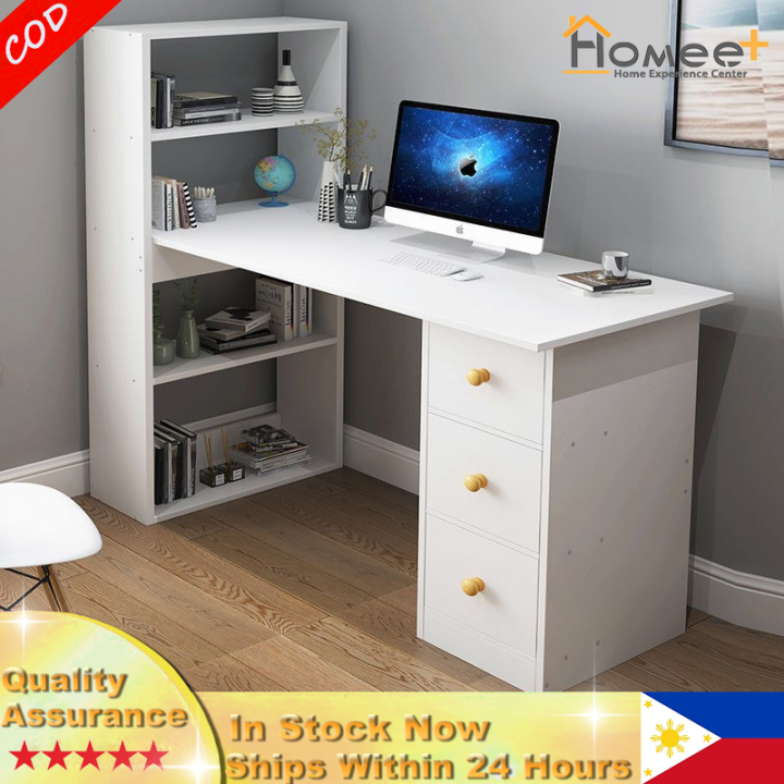 HOMEE Desk Bookshelf Combination Study Table Writing Table Bookcase one ... HOMEE Desk Bookshelf Combination Study Table Writing Table Bookcase one ...