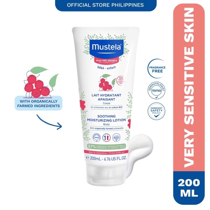 Mustela Soothing Moisturizing Body Lotion 200ml- Naturalness V2 | Lazada PH