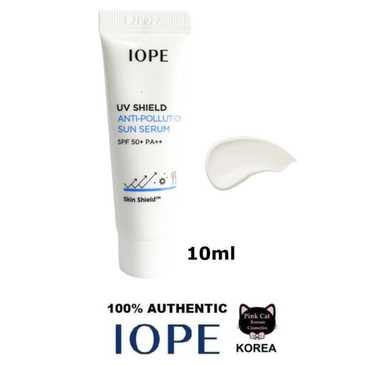 Korean Cosmetics IOPE UV Shield Anti-Pollution Sun Serum 10ml | Lazada PH