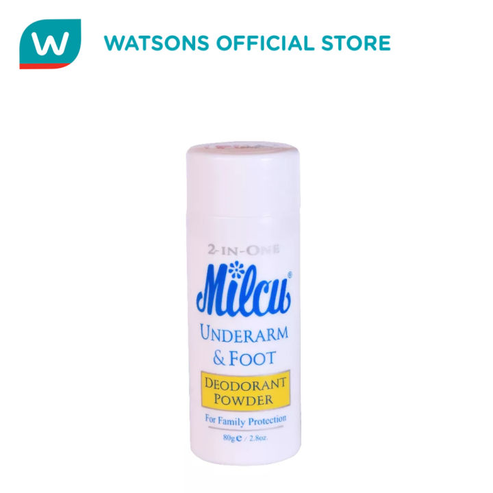MILCU Underarm & Foot Deodorant Powder 80G | Lazada PH