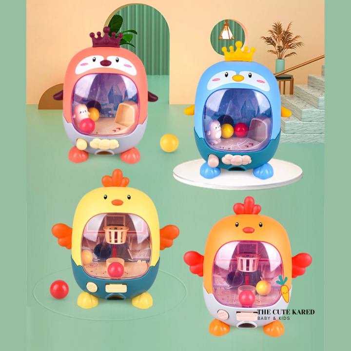 Educational Finger Catapult Board Game Chicken Shooting Machine Toy for ...