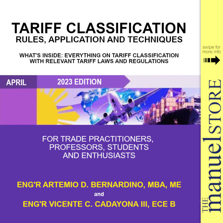 Bernardino, Cadayona (2023) - Tariff Classification: Rules Applications ...