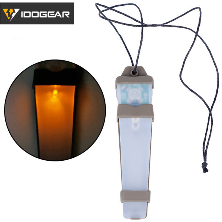 IDOGEAR tactical Hook Base Strobe Light Glow Flashing LED Marker Safety ...