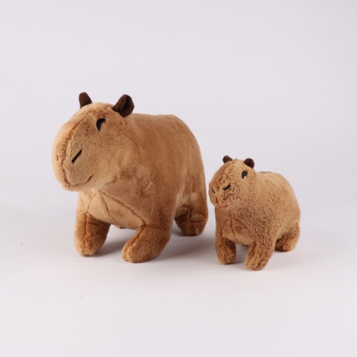 【CHANG】ตุ๊กตาคาปิบาราจําลอง 20/30cm จําลอง ขนปุย คาปิบารา Simulation Capybara Toys ของขวัญวัน ...