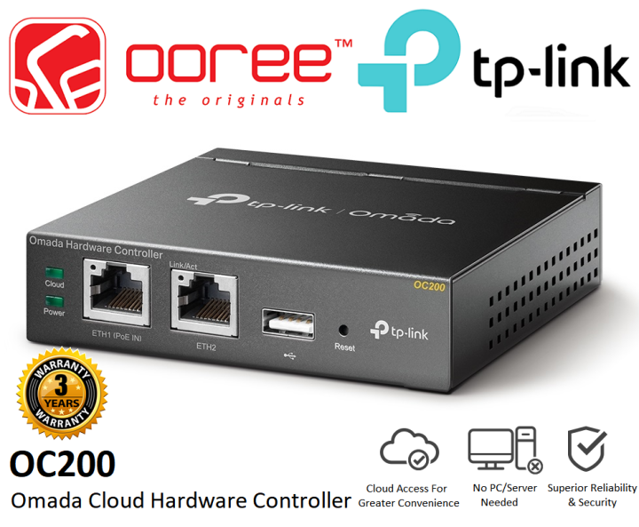 TP-LINK OC200 OMADA HARDWARE CONTROLLER WITH CENTRALIZED MANAGEMENT ...