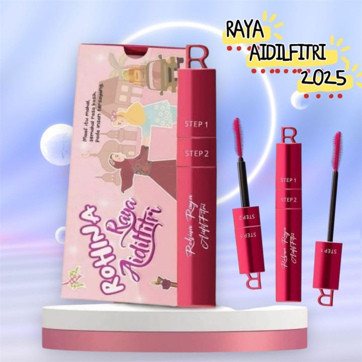 ROHINA MASCARA LIMITED EDITION RAYA TWO STEPS MASCARA 2025 | Lazada