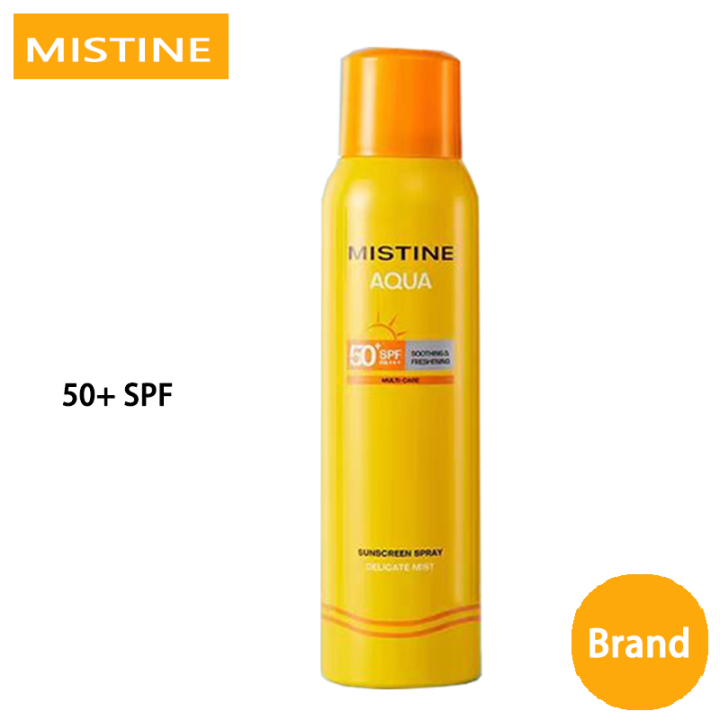 Thailand Mistine Yellow Spray Sunscreen Spray spf50+++ Full-body face ...