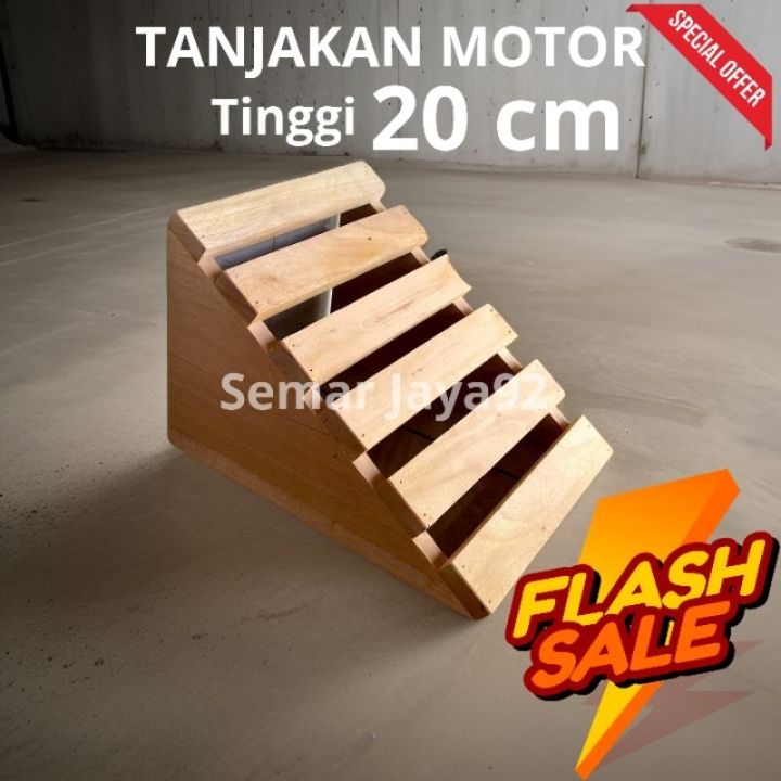TATAKAN/TANJAKAN/PAPAN UNTUK NAIK SEPEDA MOTOR UKURAN TINGGI 20 CM ...