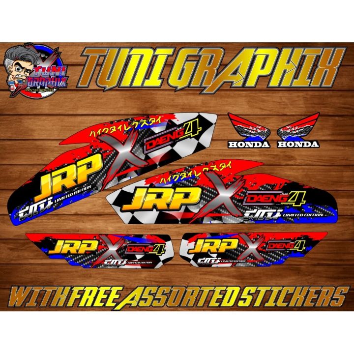 TMX / RUSI / PINOY / MOTOPOSH / SKYGO / DECALS STICKER v3 ( JRP X DAENG ...