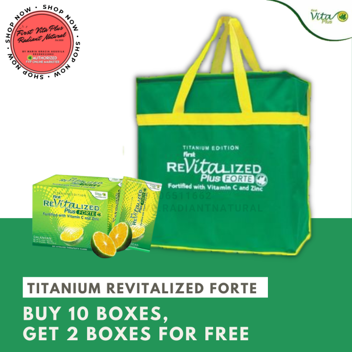 First Vita Plus REVITALIZED FORTE w/ ZINC (TITANIUM POWER PACK) | Lazada PH