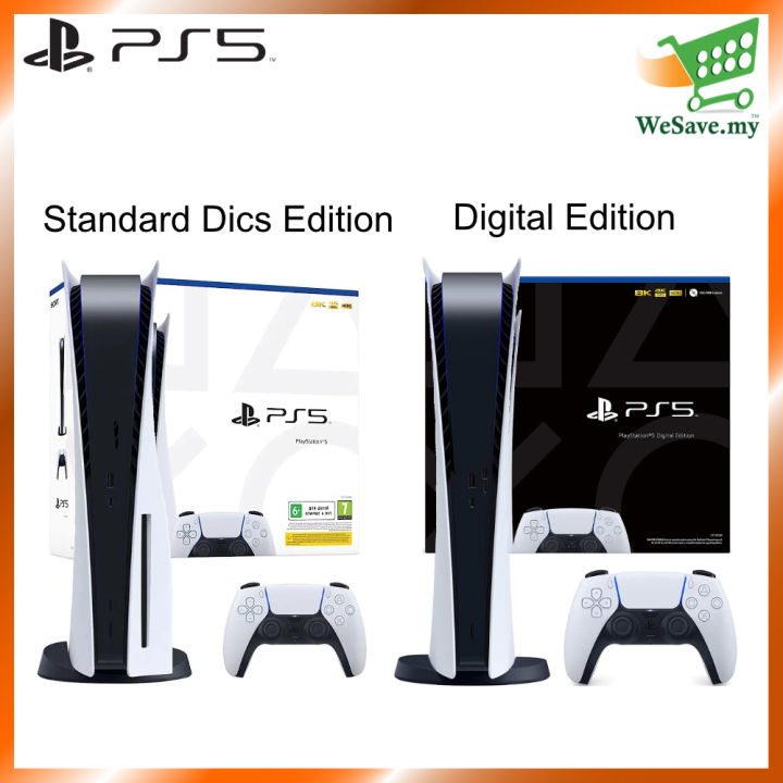 Sony PlayStation 5 Console Disc | PS5 Console Digital [CFI-1218A / CFI-1218B ] (Original) 1 Year ...