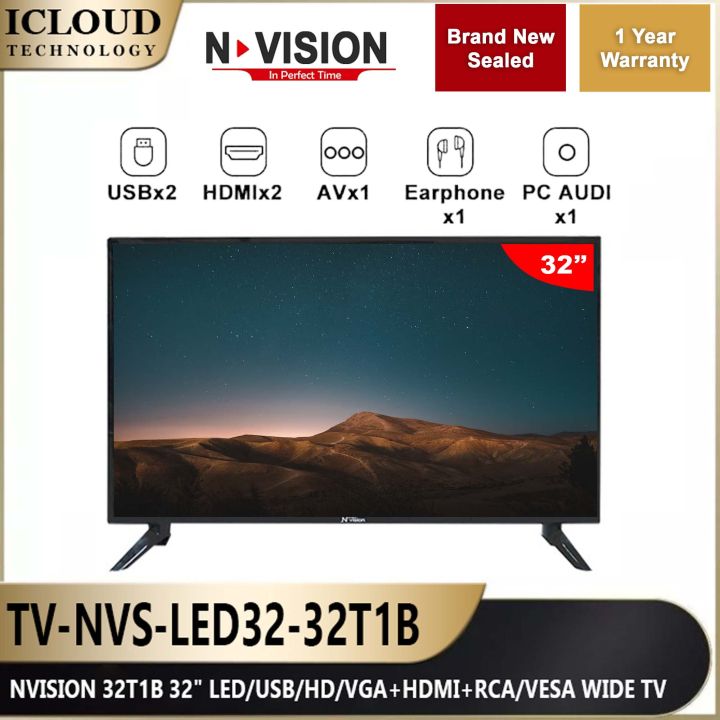 NVISION 32 inch HD LED TV / TV-NVS-LED32-32T1B NVISION 32T1B 32" 32T1B ...