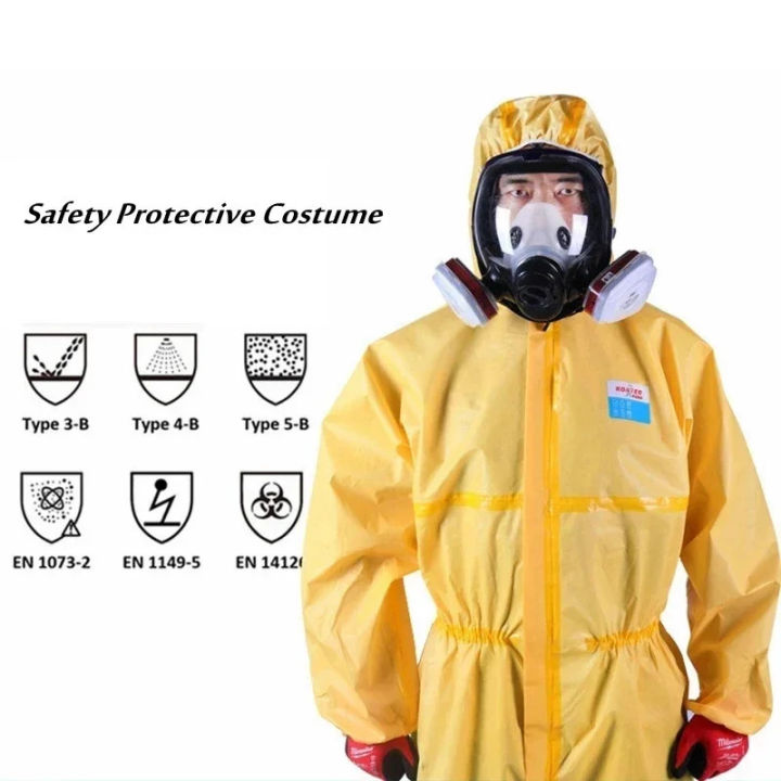 Working suit for hazardous chemicals, clothes, chemical liquid cutting ...